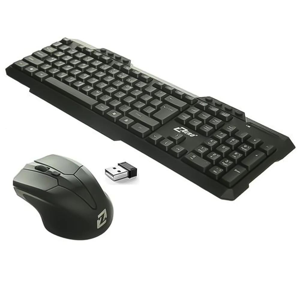 Zero ZR-5608 Wireless Keyboard + Mouse Combo English & Arabic | Media Computer
