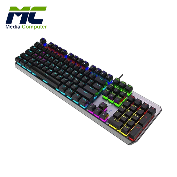 RGB USB keyboard water‑resistant keyboard responsive gaming Media ...